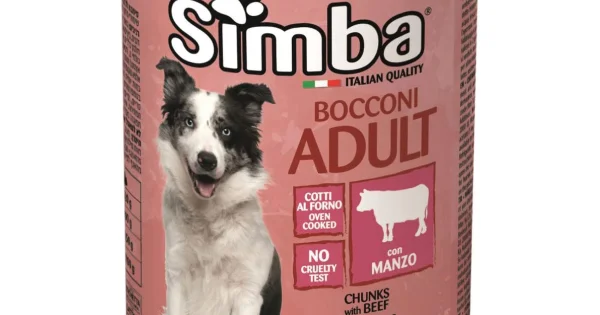 Simba Chunks With Meat Dog Wet Food 415g, Pack Of 24