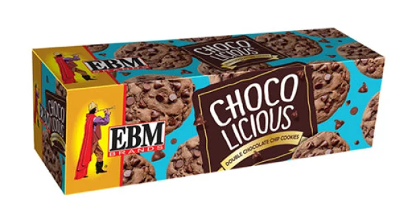 Ebm Cookie Chocolicious Chocolate 24x101.9g, Pack Of 4