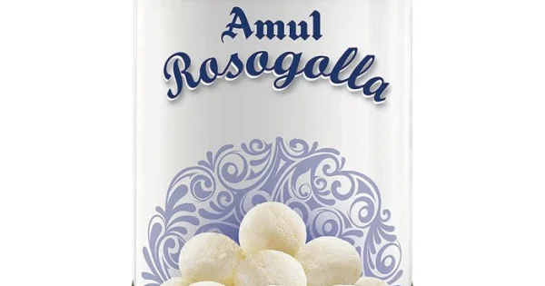 Amul Rasogolla 1kg, Pack Of 12