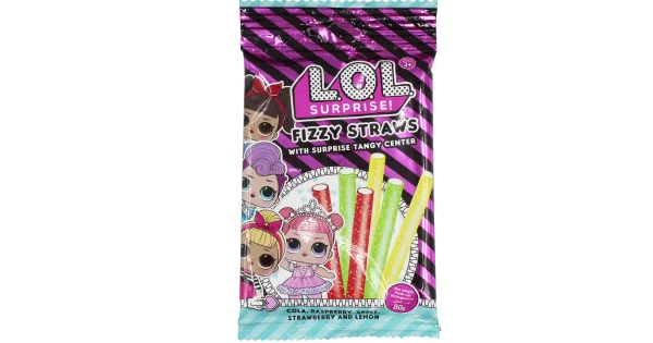 Lol Fizzy Straws 8X(12X80G)