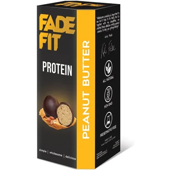 Fade Fit Peanut Butter Protein Snacks 30g, Pack Of 6