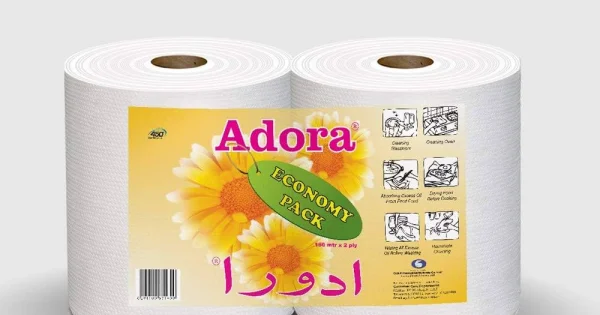 Adora 150 Meters x 2 Ply Twin Pack Maxi Roll