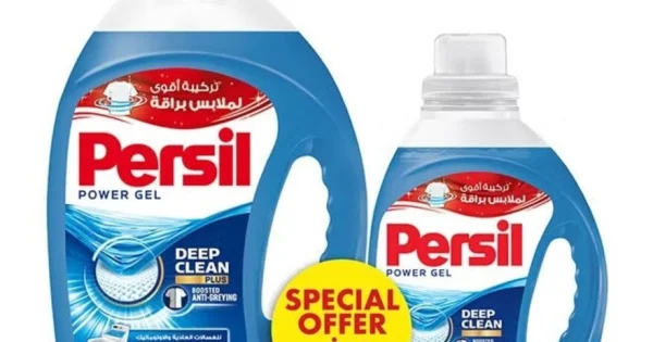 Persil Power Gel High Foam Laundry Detergent, 2.9 Liters + 1 Liter ...