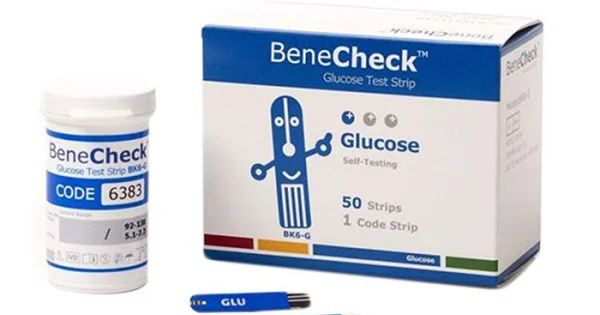 Benecheck Plus Blood Glucose Test Strip 50's/Box