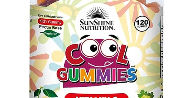 Sunshine Nutrition Cool Gummies Kids Vitamin C 120 Gummies