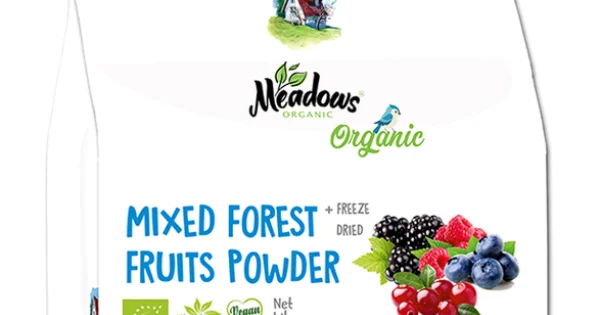 Meadows Freeze Dried Mixed Forest Fruit Powder 75g, Pack Of 2
