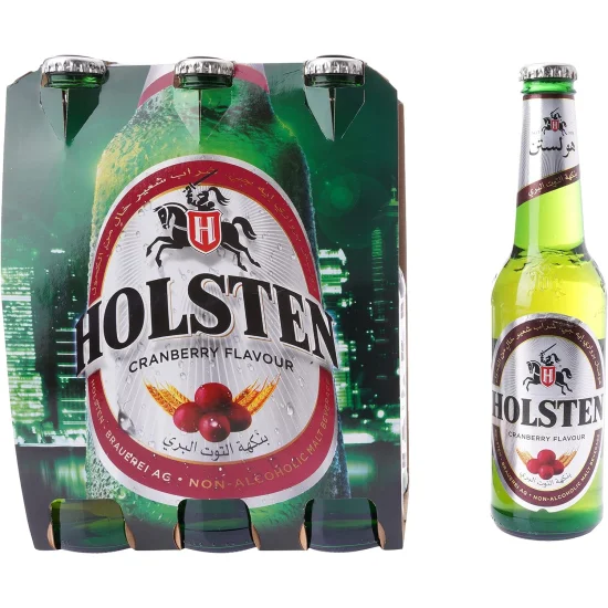 Holsten Malt Beverage Cranberry Flavor 24x330ml Pack Of 3