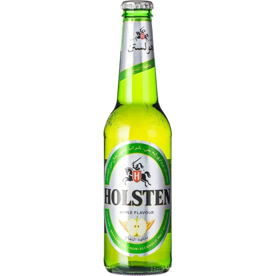 Holsten Apple Non-Alcoholic Malt Soft Drink Bottle 24x330ml Pack Of 3