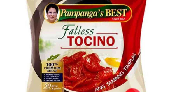 Pampangas Best Tocino Fatless 480g, Pack Of 30