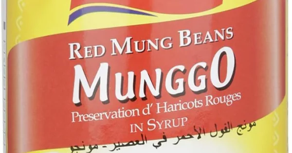 Buenas Munggo Red Mung Beans in Syrup 340g, Pack Of 24