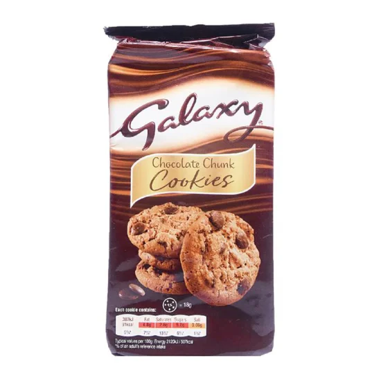 Galaxy Cookies Chocolate 8x180g, Pack Of 3