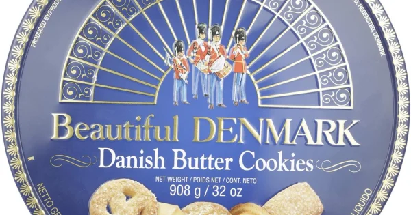Beautiful Denmark Danish Butter Cookies 908g, Pack Of 6