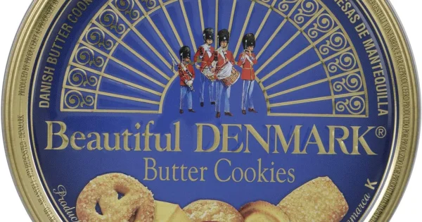Beautiful Denmark Butter Cookies 340g, Pack Of 12