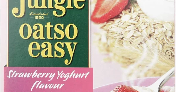 Jungle Oatso Easy Strawberry & Yoghurt Flavour 500g, Pack Of 6