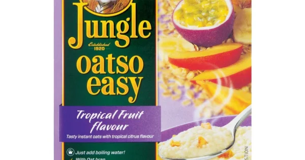 Jungle Oatso Easy Tropical Fruit Flavour 6x500g, Pack Of 3