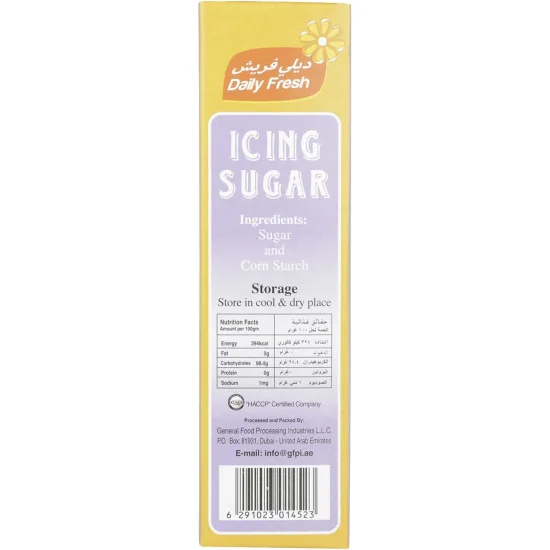 Daily Fresh Icing Sugar 500g, Pack Of 24