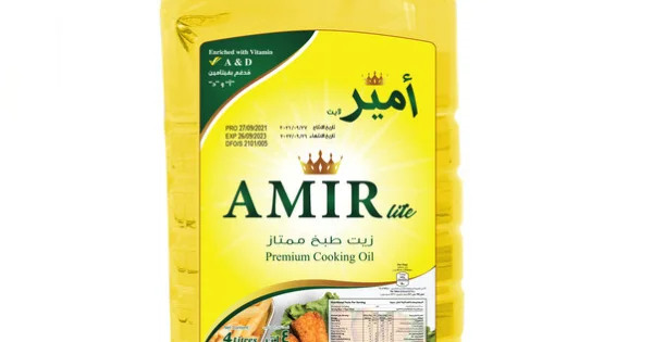 Amir Lite Premium Cooking Oil 4x4Ltr, Pack Of 4