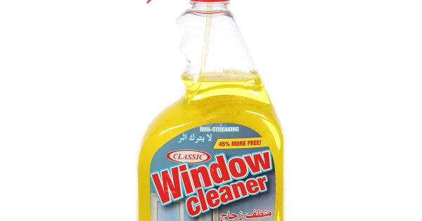 Classic Window Cleaner Lemon 946 ml, Pack Of 24