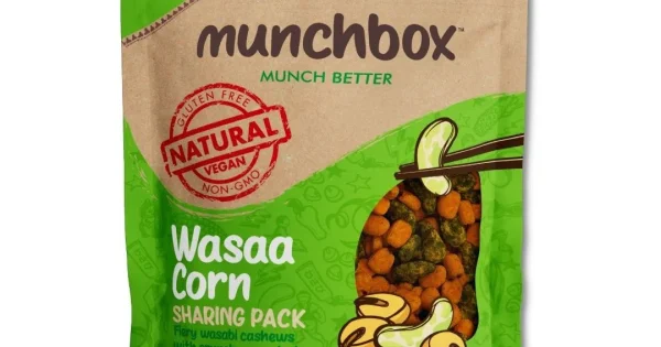 Munchbox Wasaa Corn Sharing Pack 150g, Pack Of 10