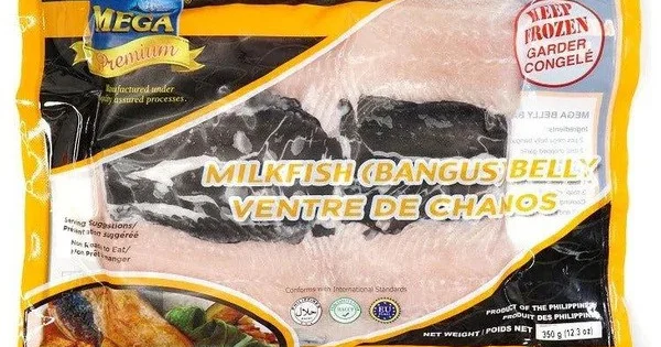 Mega Premium Boneless Bangus Prime Belly 350g, Pack Of 20