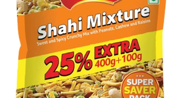 Bikano Shahi Mixture Namkeen 400g, Pack Of 5