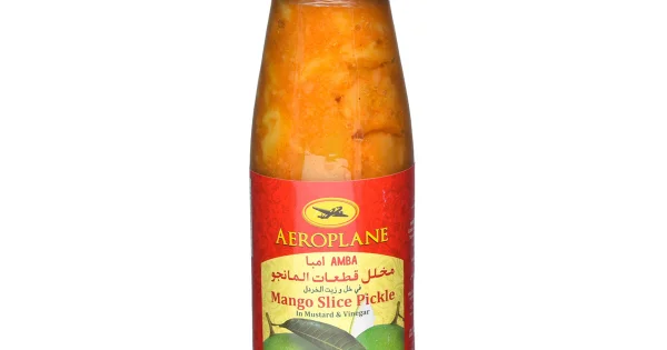 Aeroplane Sliced Mango Pickles 12x400g, Pack Of 6