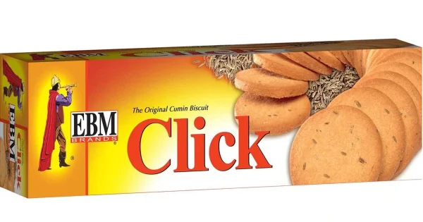 Ebm Click Biscuit 24x142g, Pack Of 4