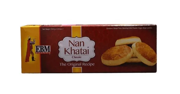 EBM Nan Khatai Classic Biscuits 116.2g, Pack Of 24