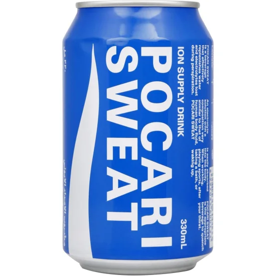 Pocari Sweat Liquid Isotonic Drink Can 330ml, Pack Of 24