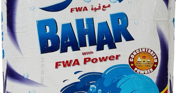 Bahar Laundry Detergent Powder Fresh Blossom 15 Kg, Pack Of 5