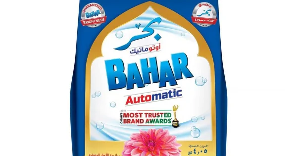 Bahar Automatic Fresh Flowers Detergent Powder 4.05 kg, Pack Of 4