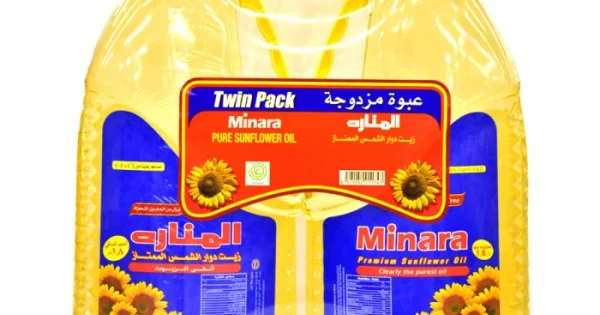 Minara Sunflower Oil 2x1.8Ltrs, Pack Of 3