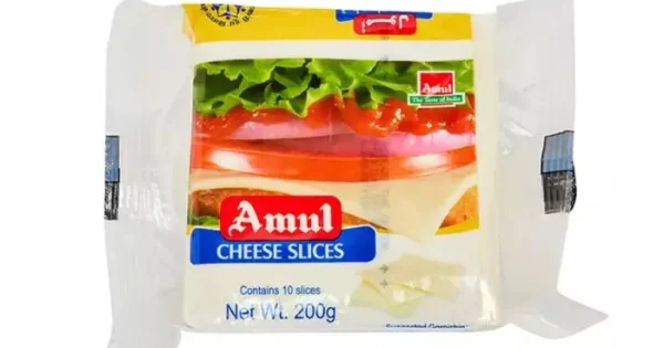 Amul Cheese Slice 200g, Pack Of 12