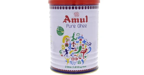 Amul Pure Ghee 2Ltr, Pack Of 6