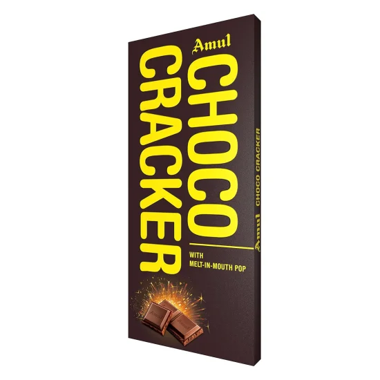 Amul Choco Cracker Chocolate 150g, Pack Of 12