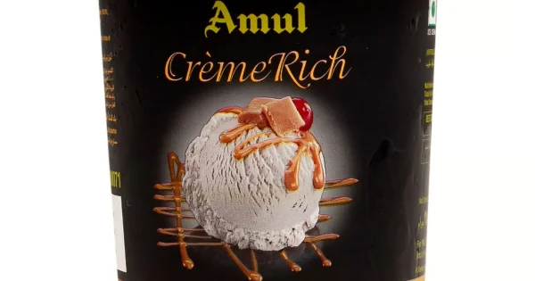 Amul Creme Rich Caramel Ice Cream 500ml, Pack Of 3