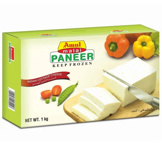 Amul Paneer Block 1 Kg, Pack Of 12