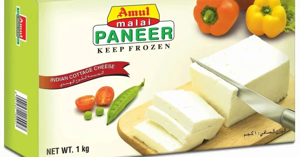 Amul Paneer Block 1 Kg, Pack Of 12
