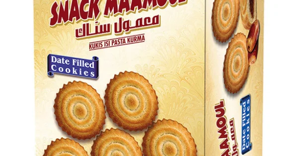 Al Karamah Snack Maamoul Box, 14 Pieces x 50g