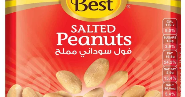 Best Salted Peanuts Can 110g, Pack Of 12