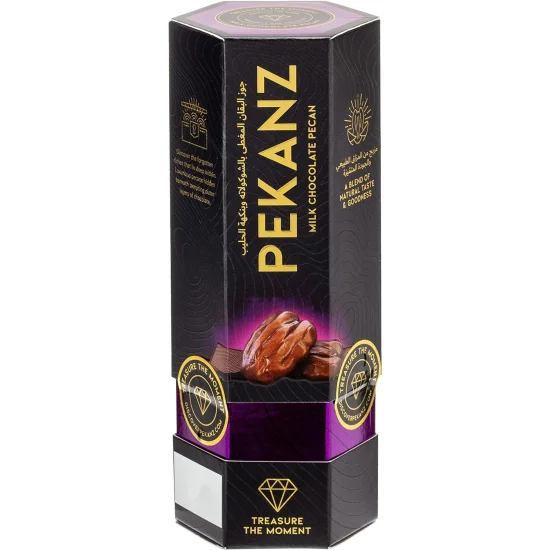 Pekanz Pecan Coated with Milk Chocolate Box 50g, Pack Of 12