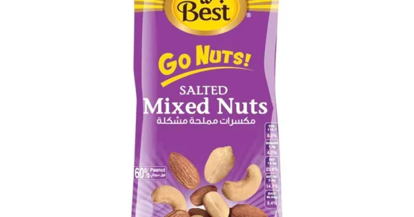 Best Classic Mixnut Go Nuts Pouch 6 x 80g, Pack Of 6