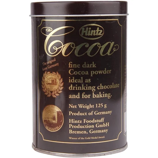 Hintz Cocoa Powder (Tin) 125g Pack Of 12