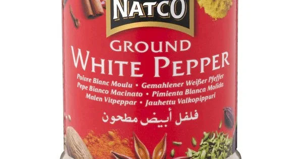 Natco Ground White Pepper Bottle 10x100g