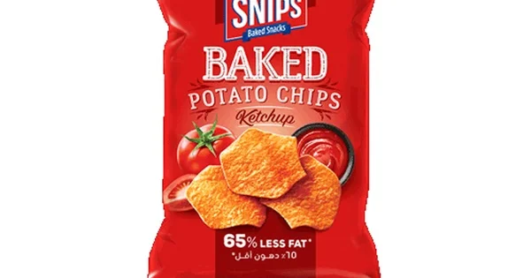 Snips Potato Chips Ketchup 150g, Pack Of 12