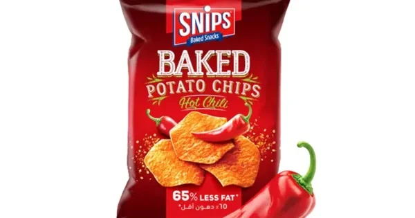 Snips Potato Chips Hot Chili 150g, Pack Of 12