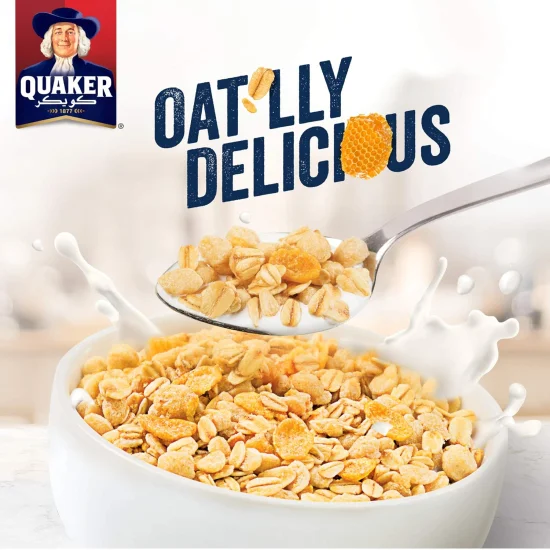 Quaker Cereal Oats & Honey 400g Pack Of 12