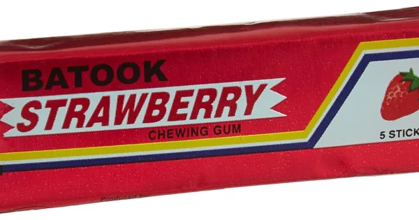 Batook Chewing Gum Strawberry 5'Stick Pack Of 20