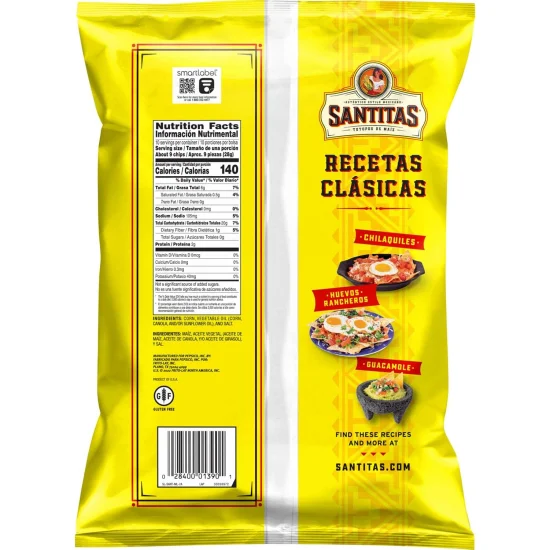 Santitas Yellow Corn Tortilla Chips 10 Oz (283.5g)