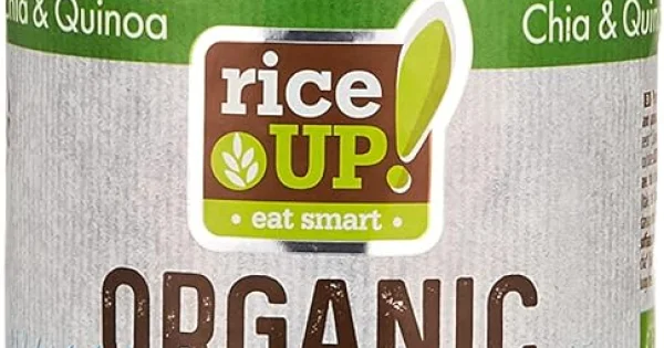 Rice Up Organic Brown Rice Cakes Chia & Quinoa 120g, Pack Of 6